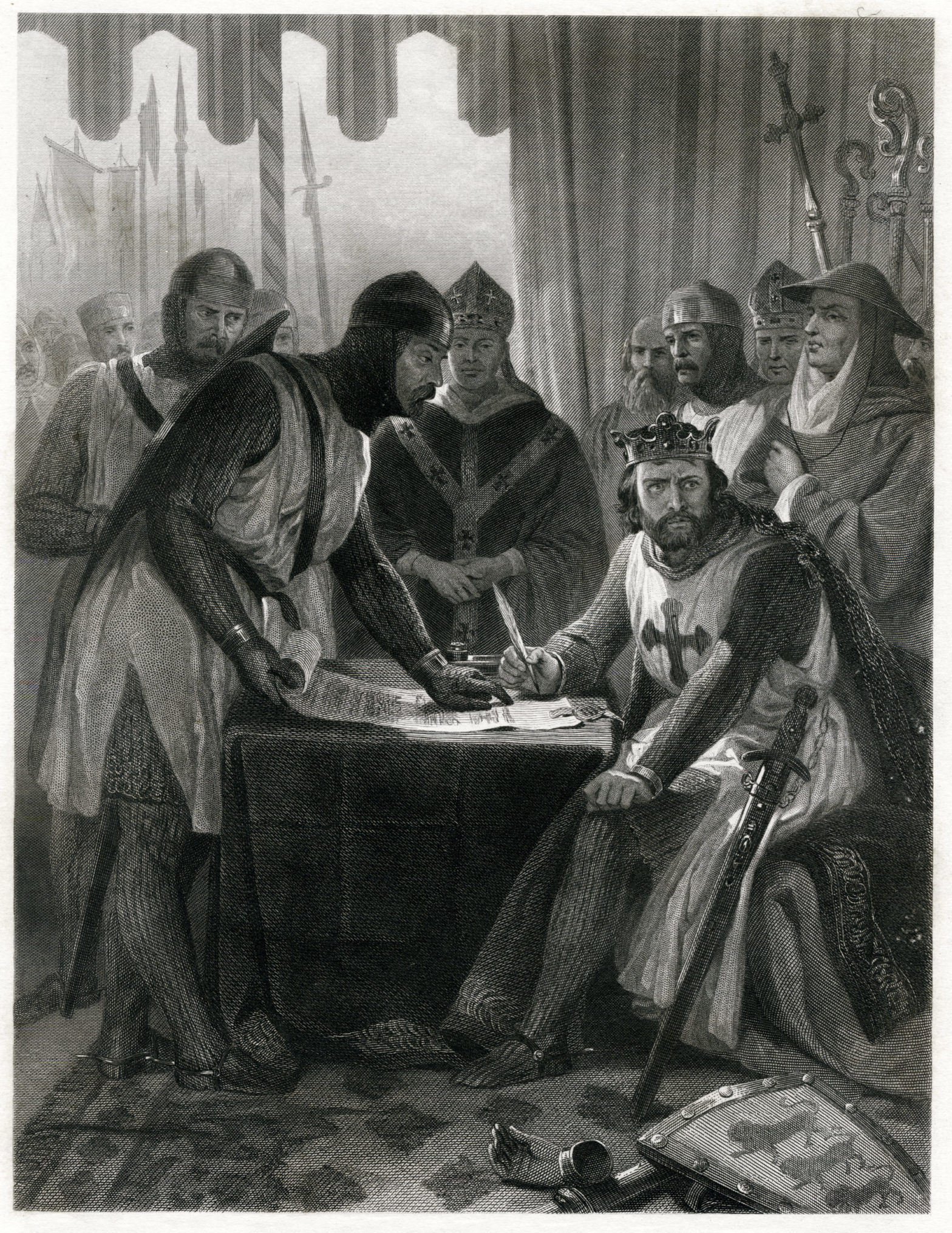 King John Signing The Magna Carta | HistoryNet