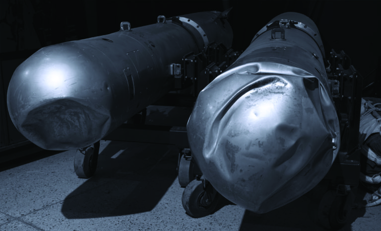 Mk-28 Thermonuclear Bomb Casings from the Palomares Incident (1966). On ...