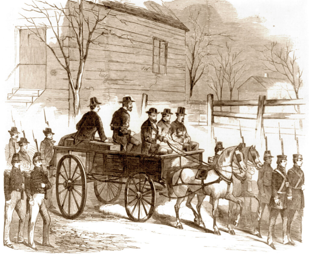 john-brown-riding-on-coffin | HistoryNet