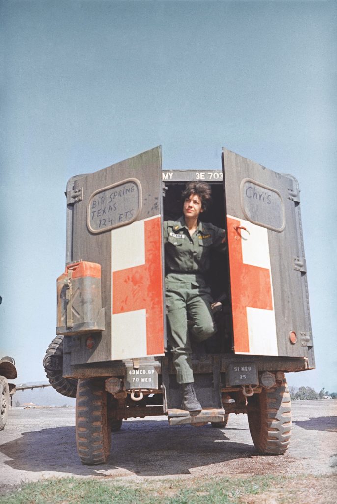 Nurses, like 2nd Lt. Roberta Steele in 1966, were vital caregivers in ...