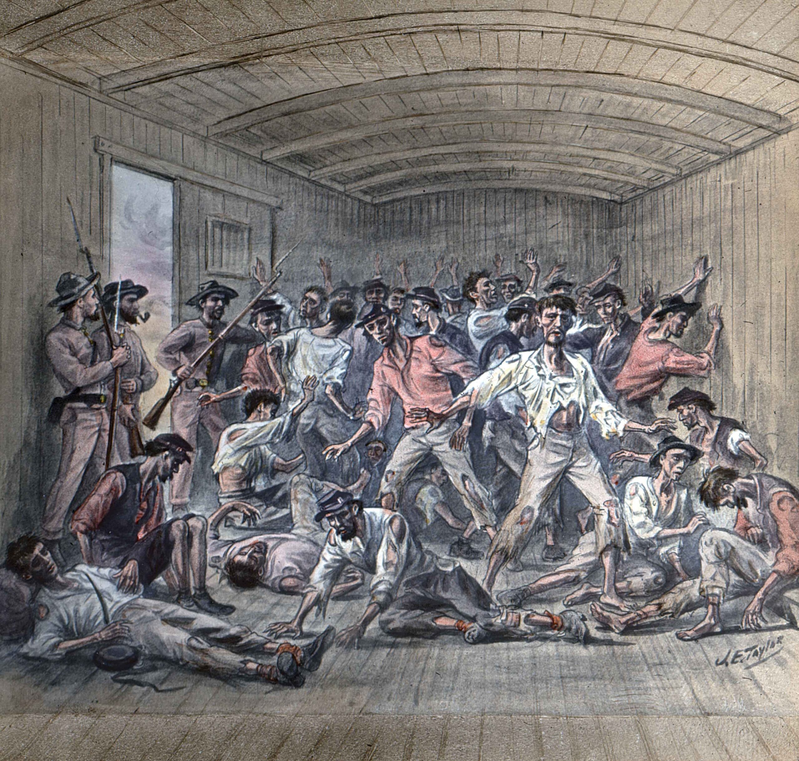 Sketches From Inside a Confederate Prison
