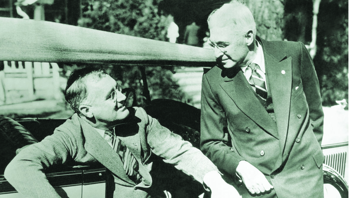 Franklin D. Roosevelt and Bernard Baruch | HistoryNet