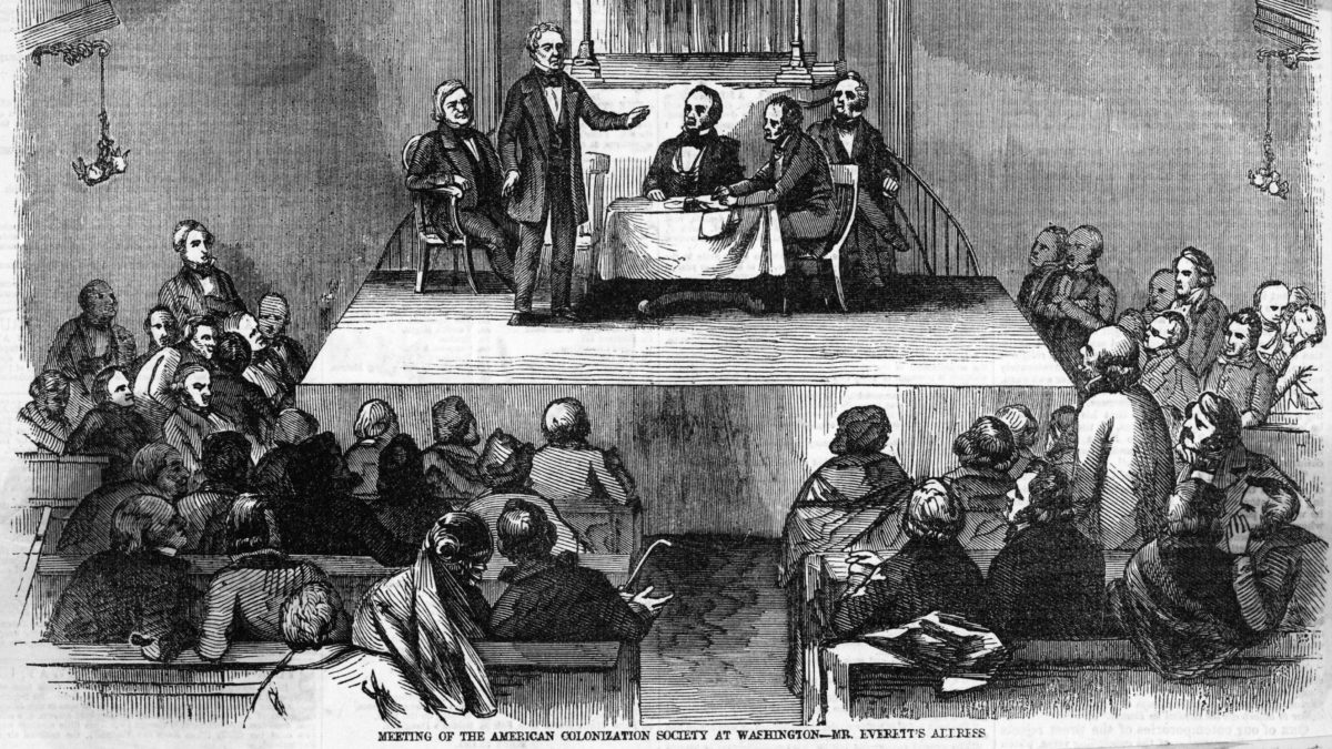 American Colonization Soc. Meeting;Illus | HistoryNet