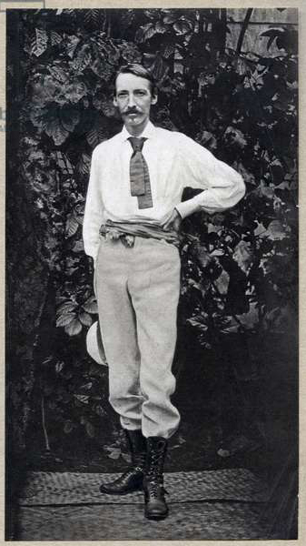 Robert Louis Stevenson, 1889 (photo) | HistoryNet