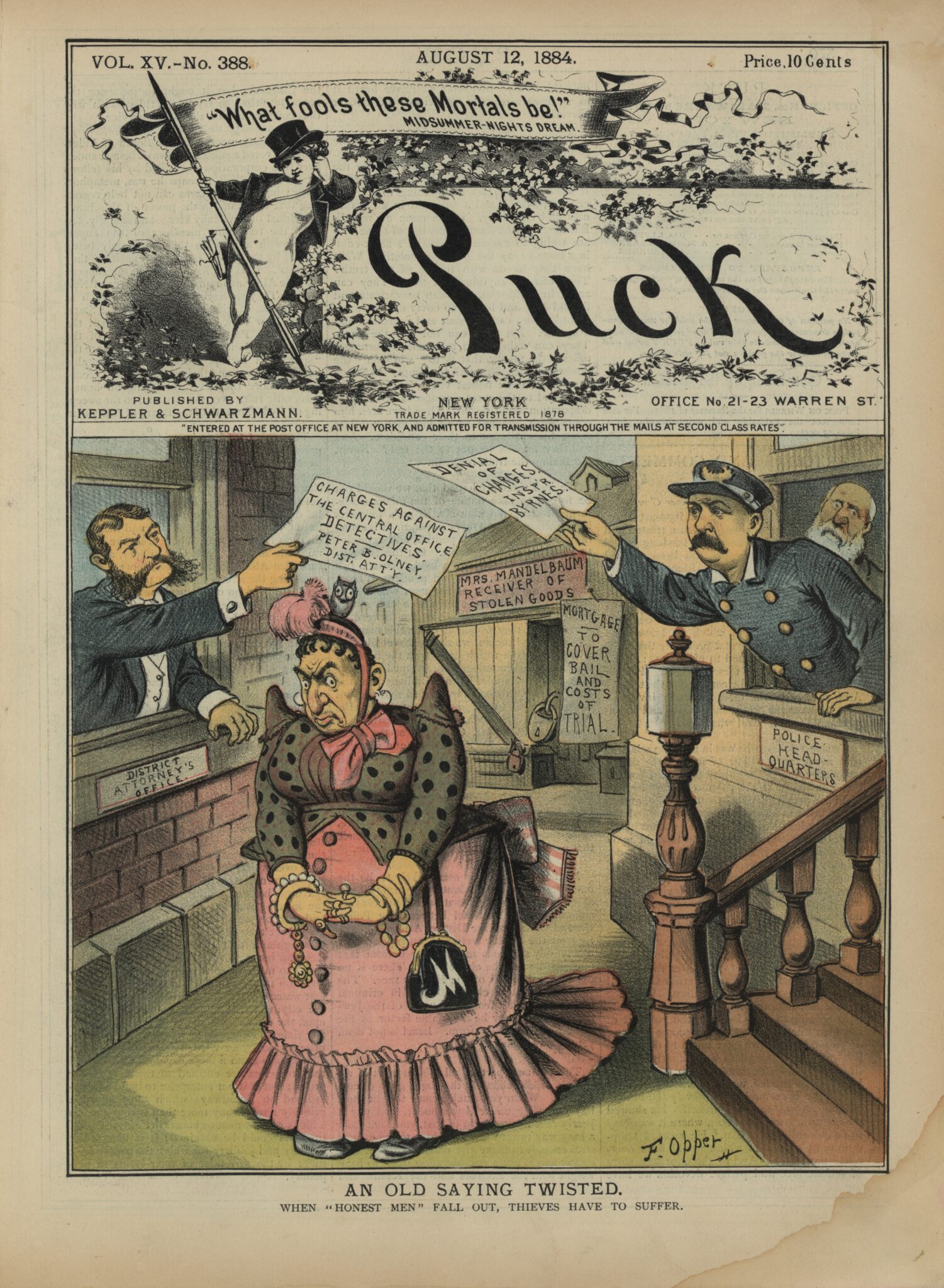 Mother Mandelbaum, New York's Smartest Female Felon