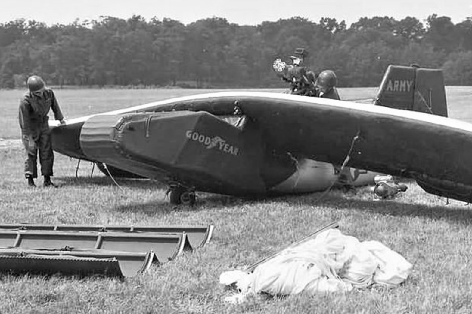 Goodyear's Inflatable Rubber Aircraft