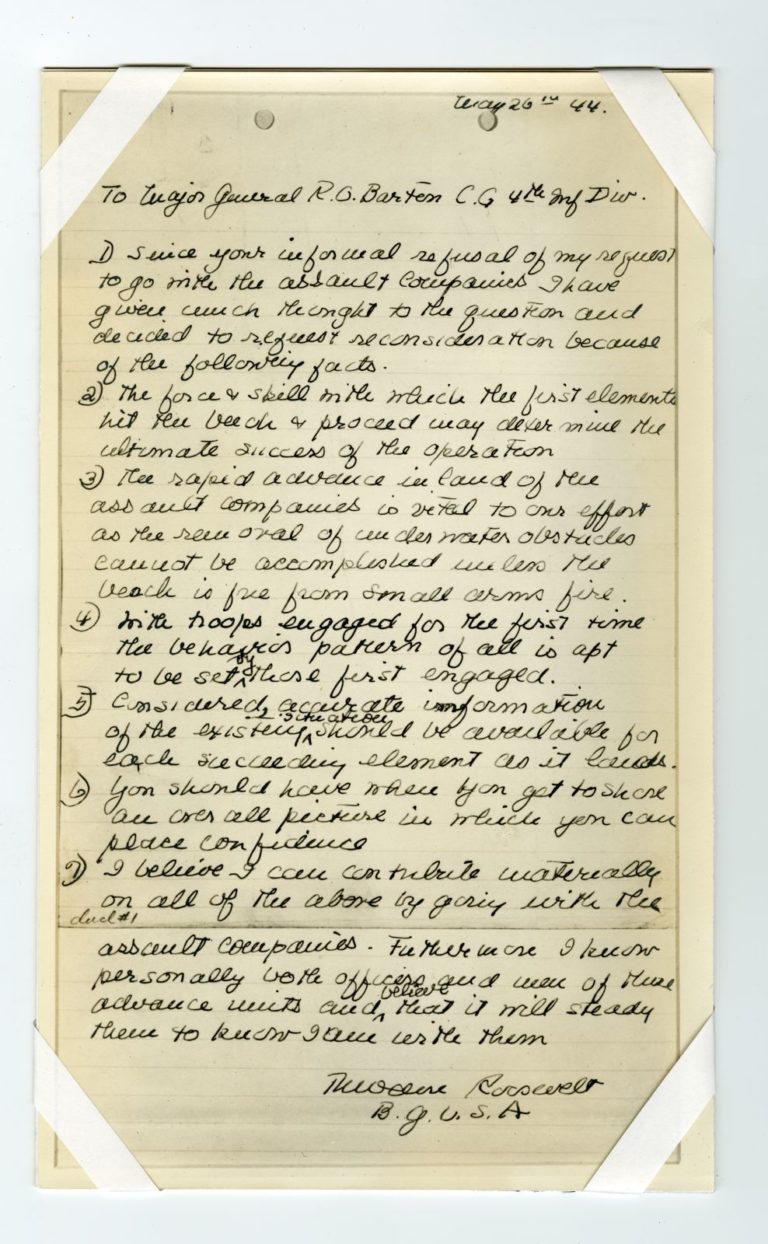 Teddy Roosevelt Jr.: The Officer Who Stormed Normandy with Nothing but ...