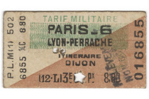 French train ticket. | HistoryNet