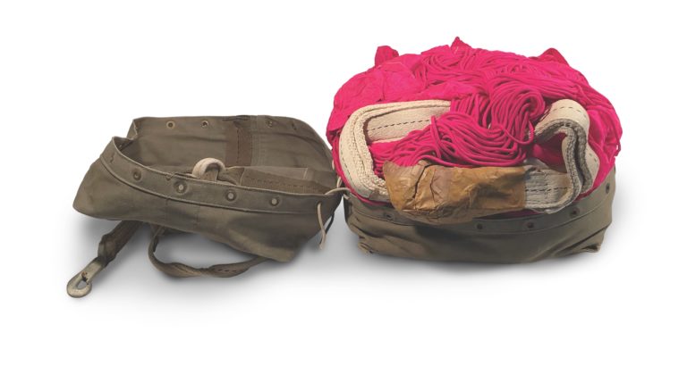 Found: A Hot-Pink Parachute From World War II