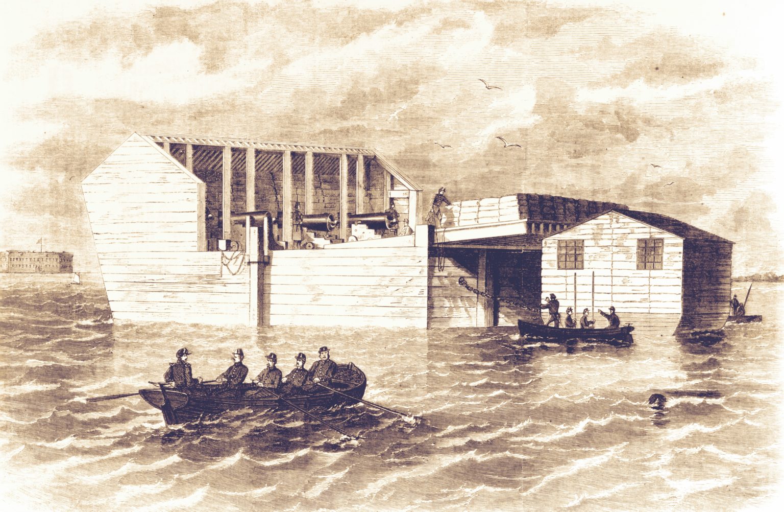 At Fort Sumter, This Bizarre, Floating Contraption Helped Start the ...