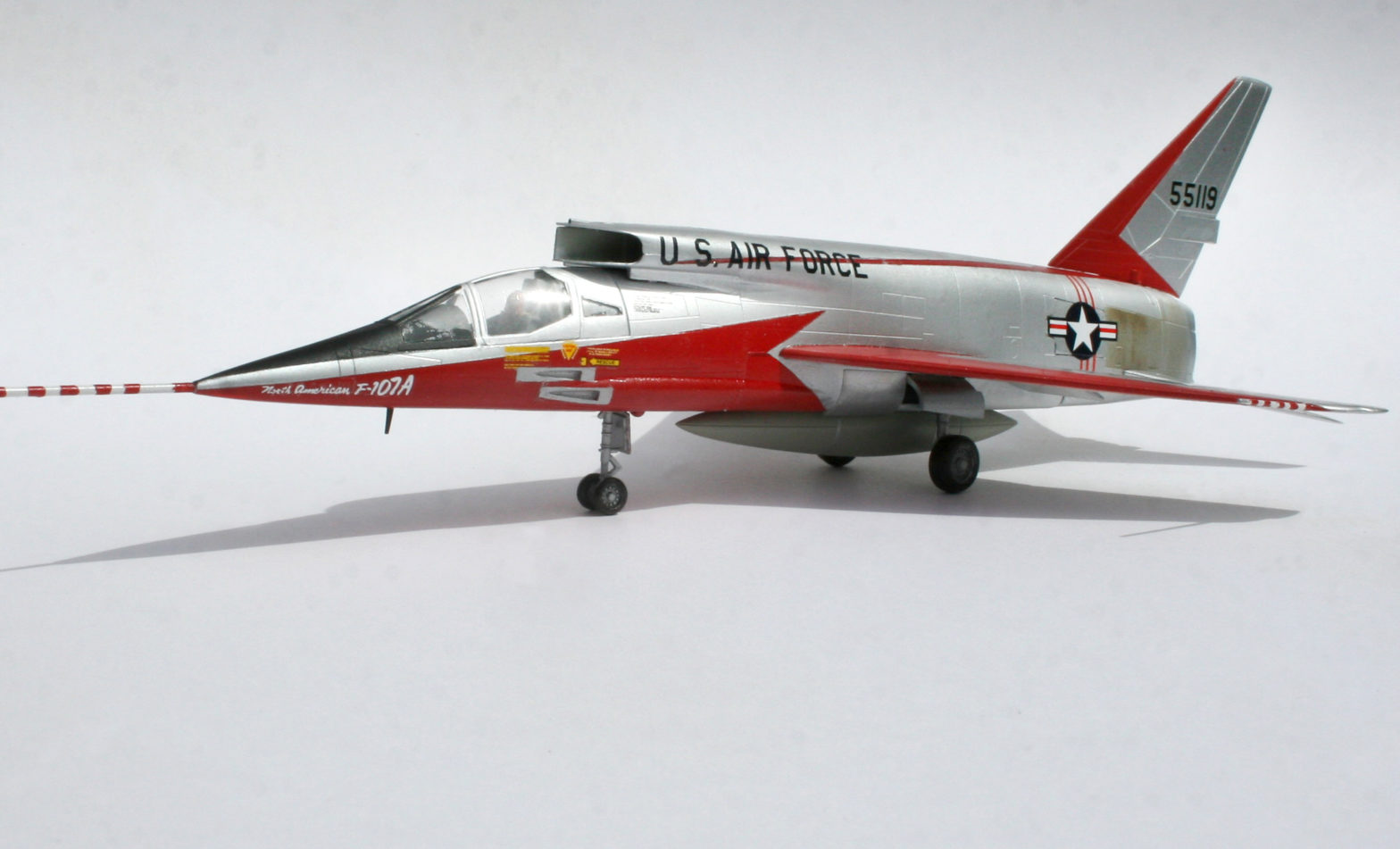 Building the Ultra-Sleek North American F-107A “Ultra Sabre”