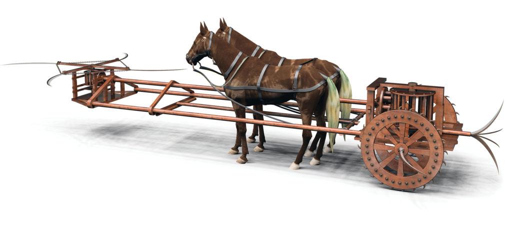 See Weapons of War Designed by Leonardo Da Vinci