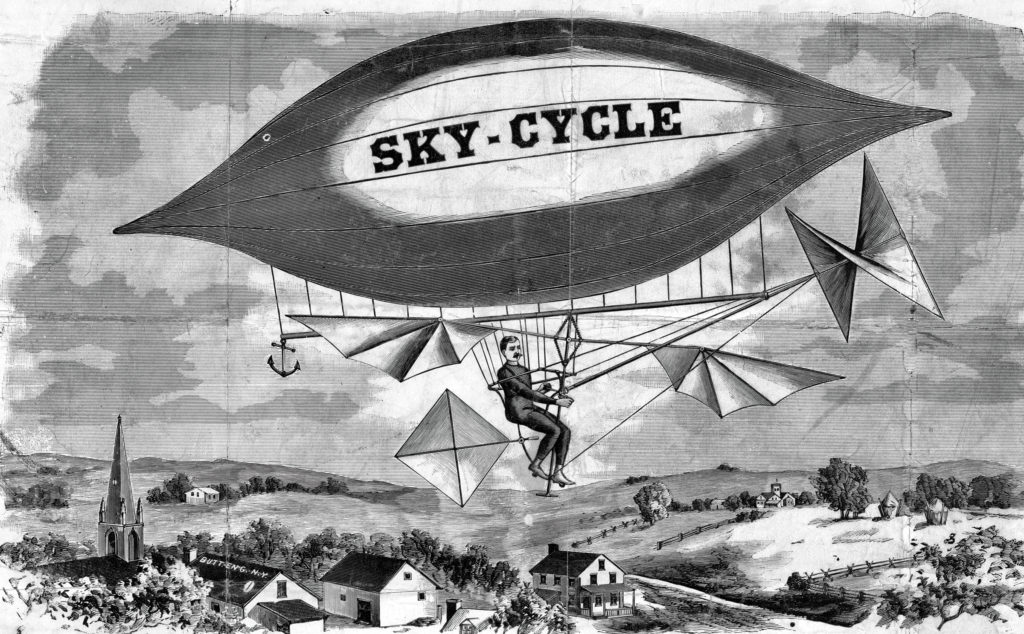 Bicycle Powered Balloon