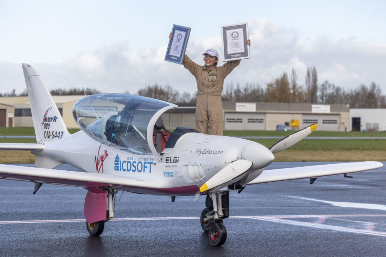 She Just Became the Youngest Woman to Fly Solo Around the World