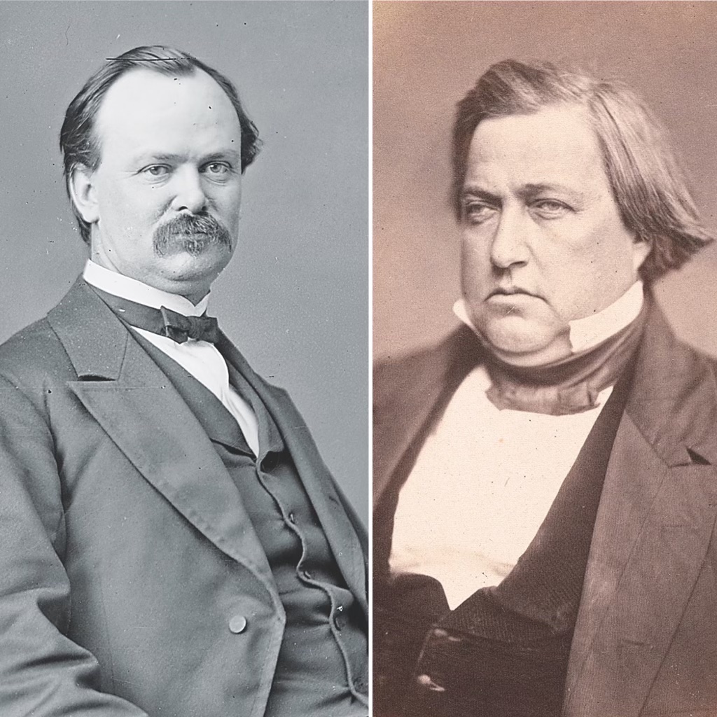 Union Brig. Gen. Stephen Burbridge (left)—Evans’ first brigade comman ...