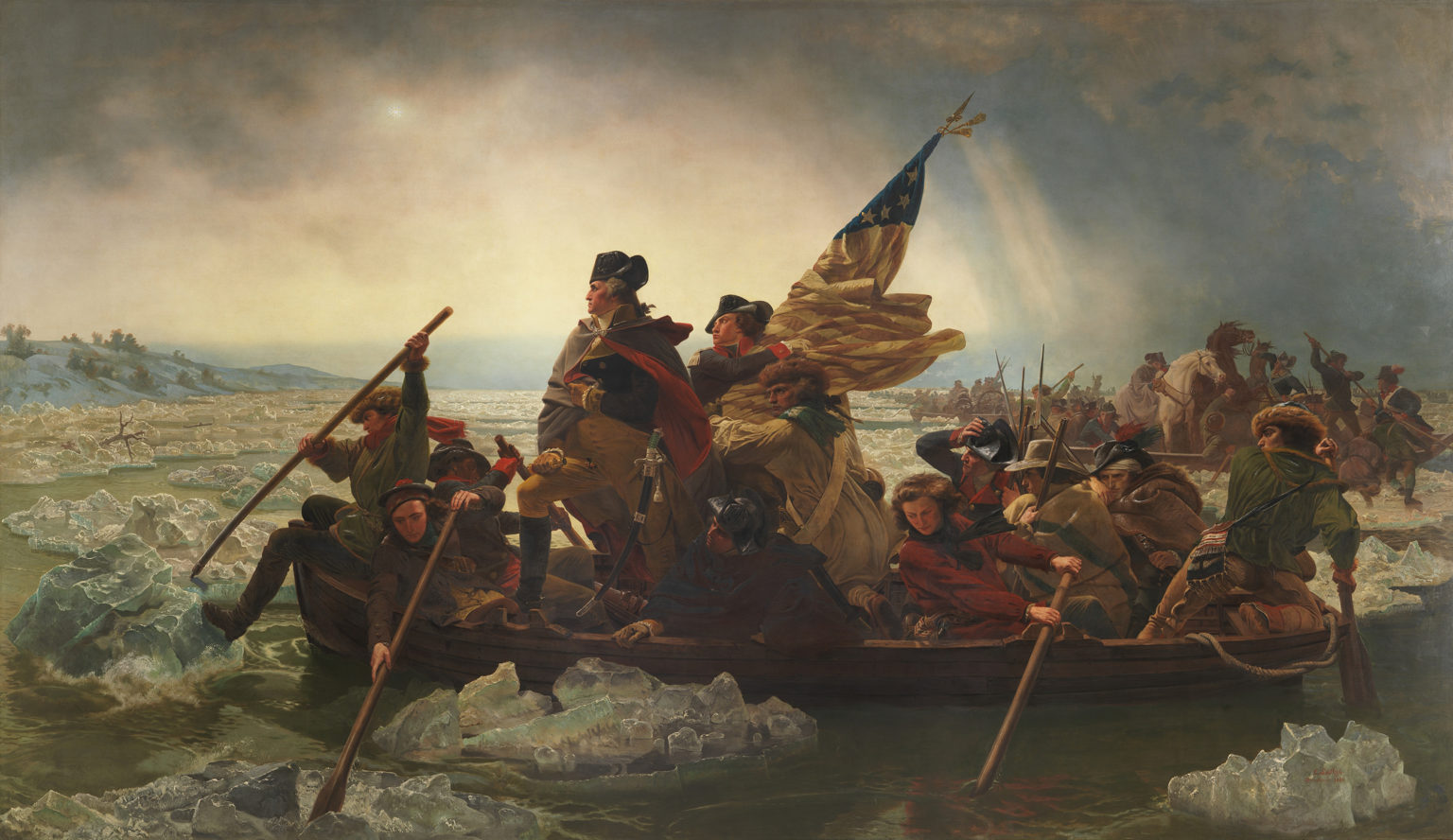 Famed 'Washington Crossing the Delaware’ Painting Up For Auction