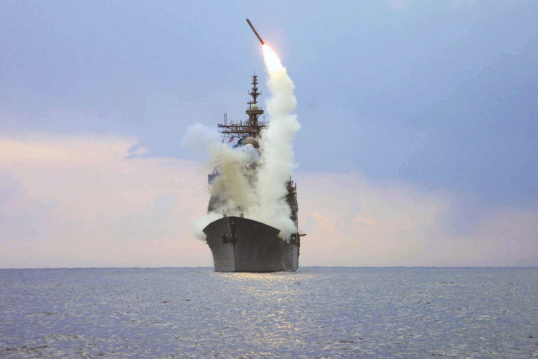 USS Cape St. George Launches Tomahawk Missiles On Iraq | HistoryNet