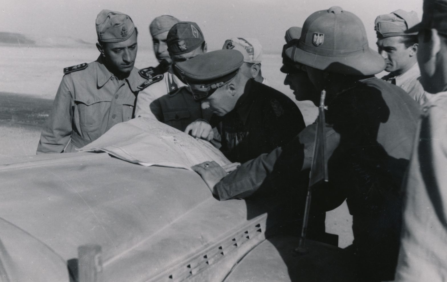 Rommel-with-map-North-Africa | HistoryNet