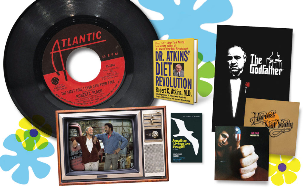 Most Popular Movies, Music, Books, and TV Shows of 1972