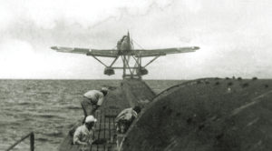 japan-yokosuka-e14y-floatplane-takeoff-from-carrier-ww2-autumn-2022 ...