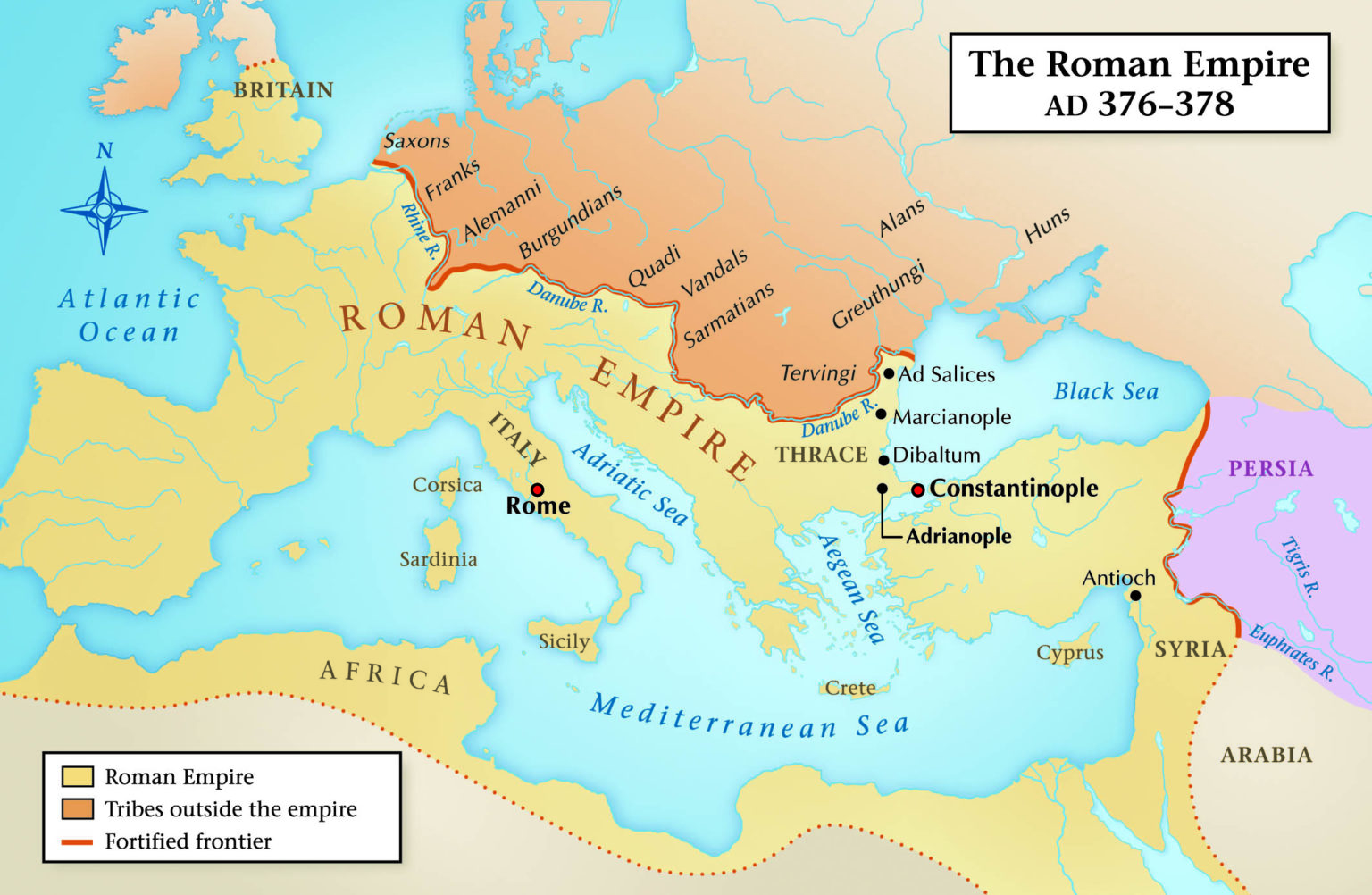 The Roman Empire Loses Its Grip at Adrianople in 378 A.D.