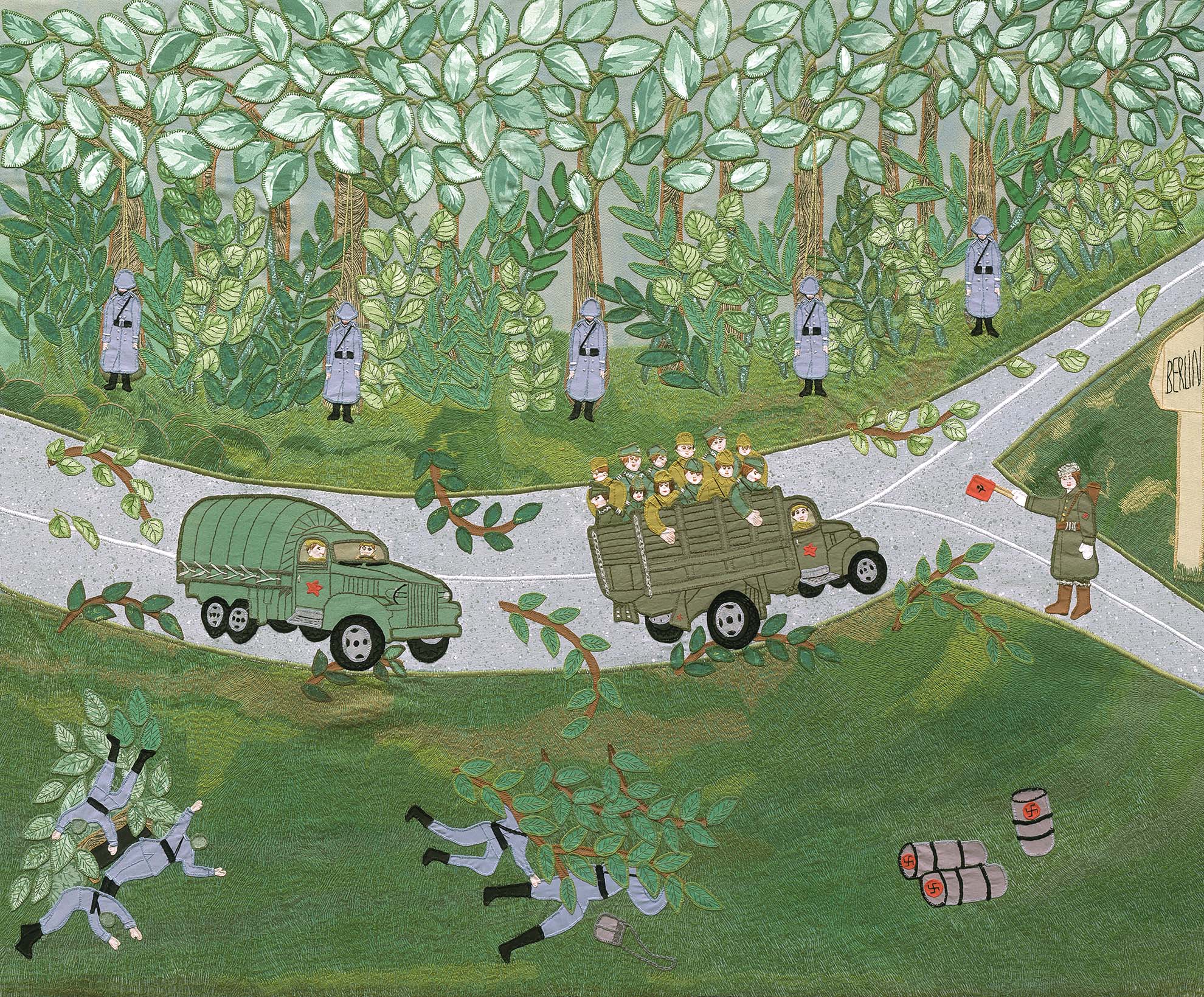 This Holocaust Survivor Told the Horrors of War With Fabric and Thread