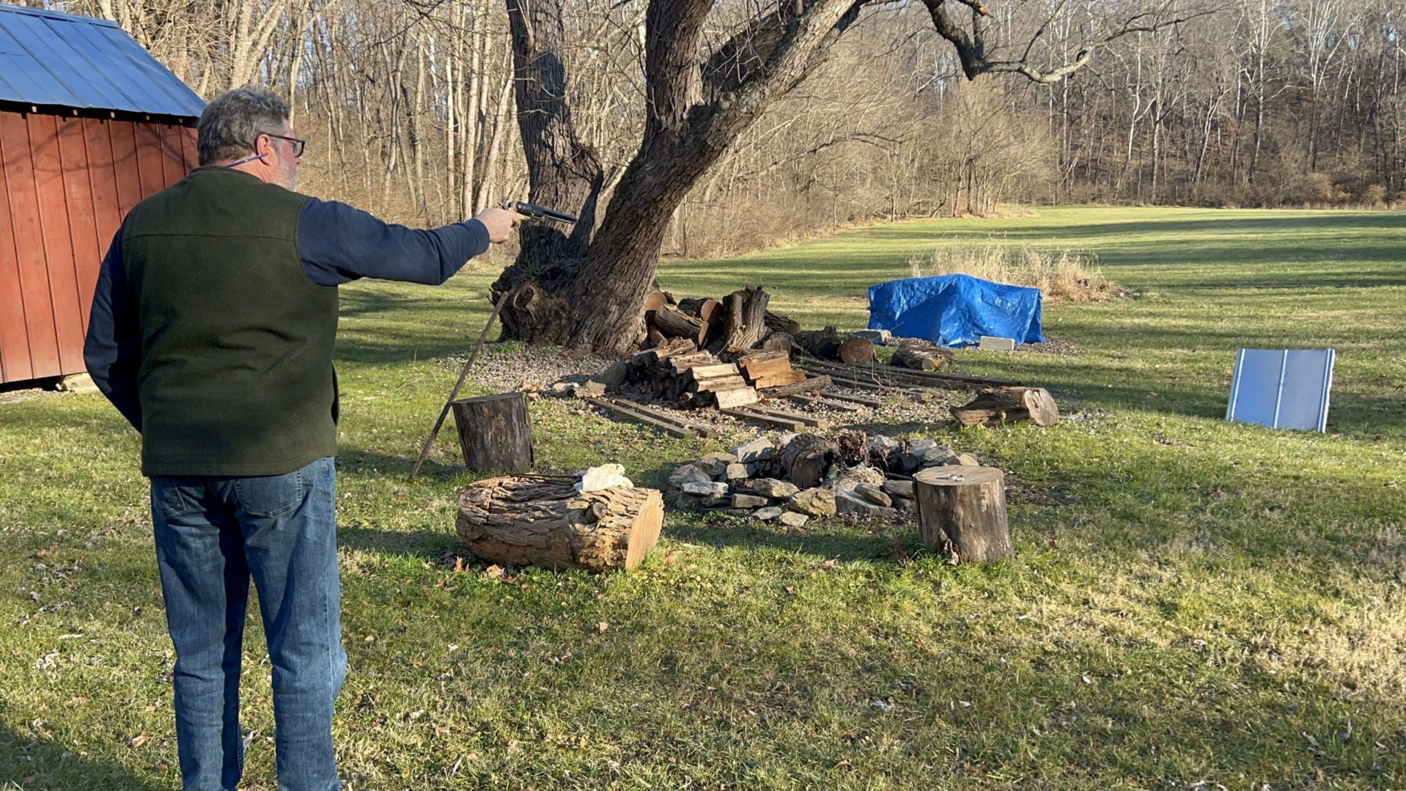 Dana B. Shoaf Firing Confederate Revolver | HistoryNet