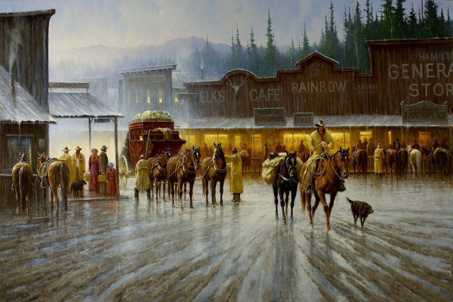 This Montana Painter Takes His Inspiration From the 'Cowboy Artist'