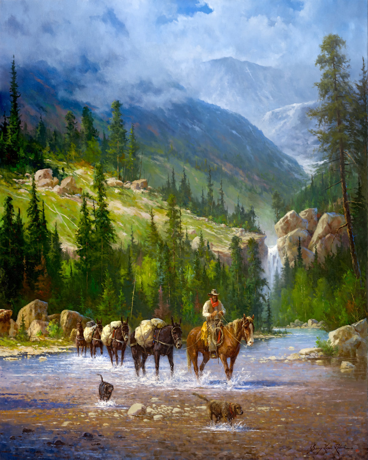 This Montana Painter Takes His Inspiration From the 'Cowboy Artist'