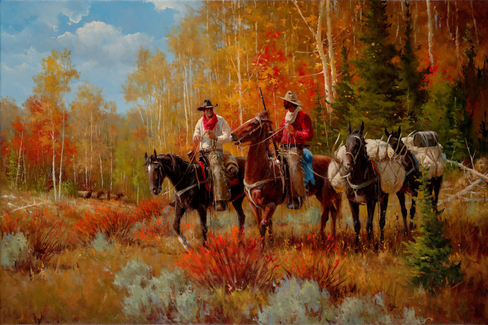 This Montana Painter Takes His Inspiration From the 'Cowboy Artist'