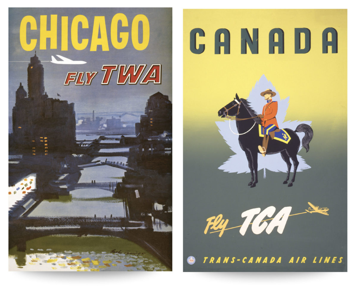 During the Golden Age of Air Travel, These Posters Let You Fly Around ...