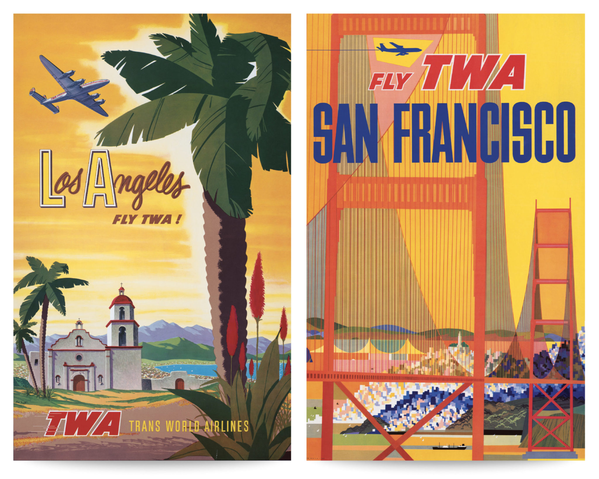 During the Golden Age of Air Travel, These Posters Let You Fly Around ...
