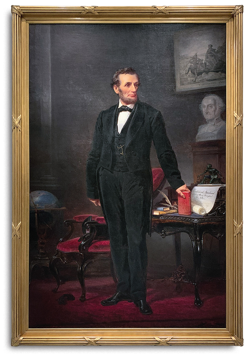 ‘Old Abe’ is 9 Feet Tall in Rare Lincoln Portrait