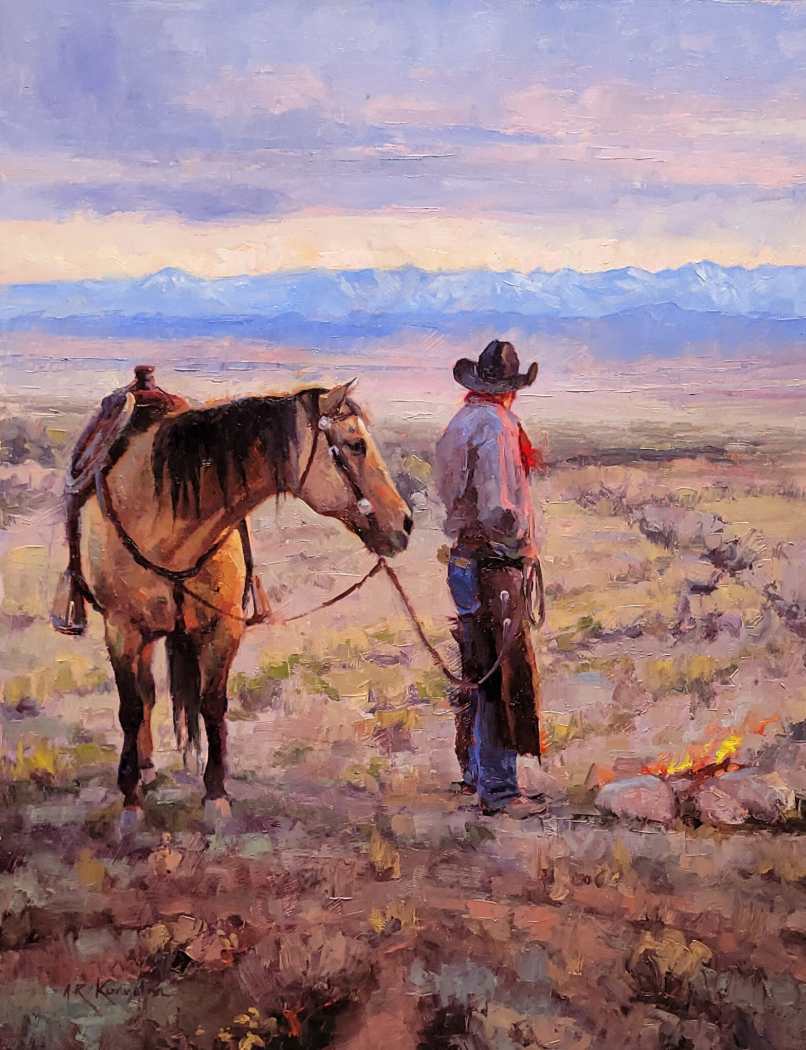 Drawing on His Wyoming Roots, This Artist Preserves the Spirit of the ...