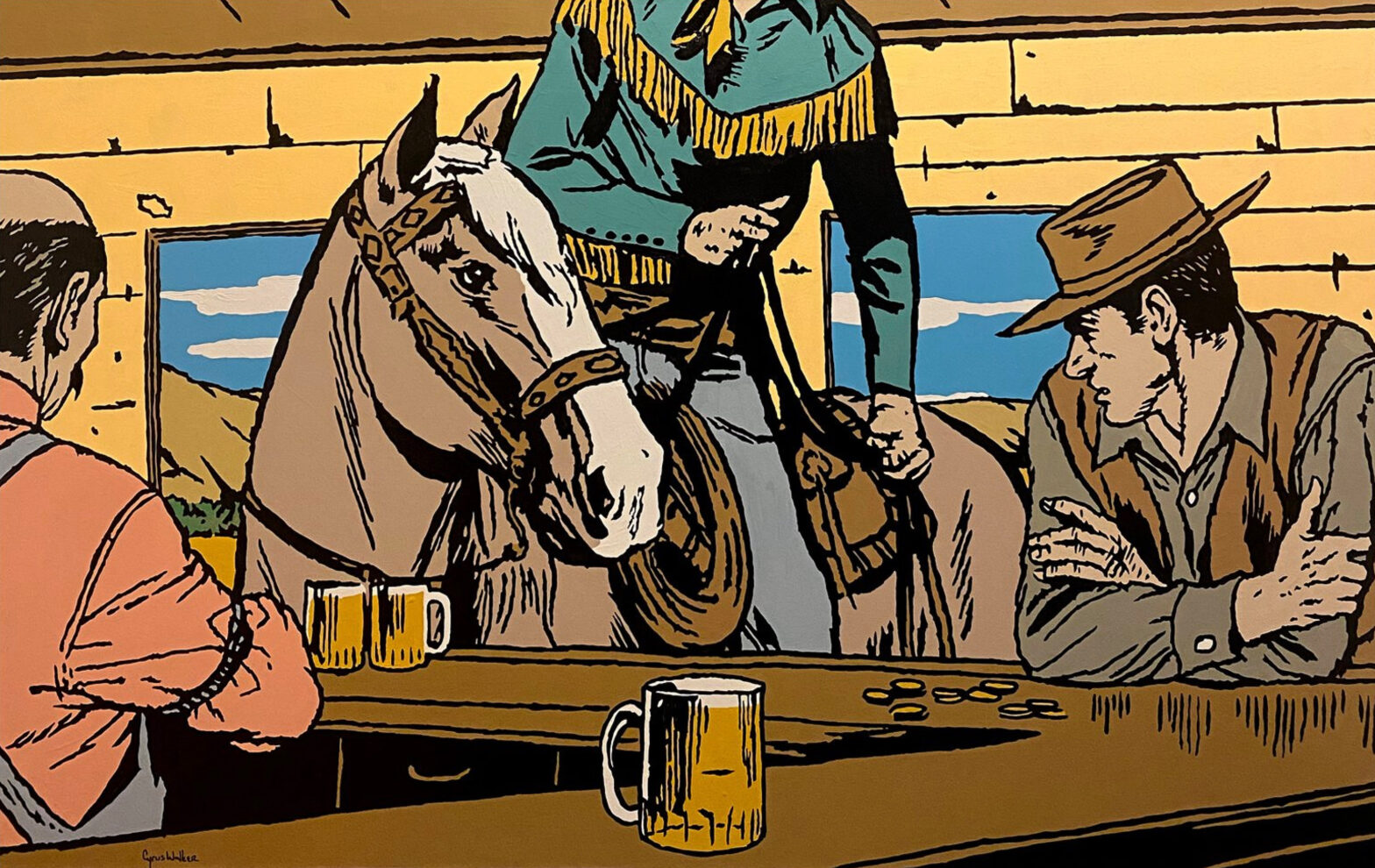 This Montana Painter Draws Inspiration from Comic Books and Old West ...