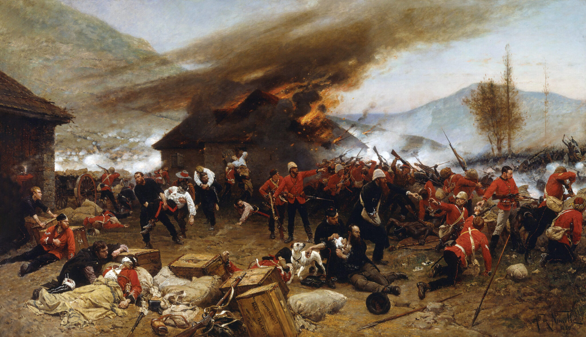 At Rorke's Drift, 150 Men Were Left Behind To Face Thousands Of Warriors