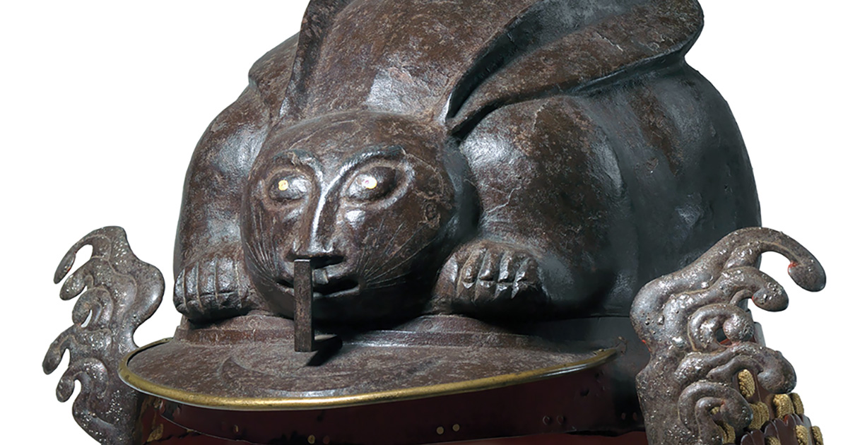 Why A Rabbit Appears On This Japanese Samurai Helmet